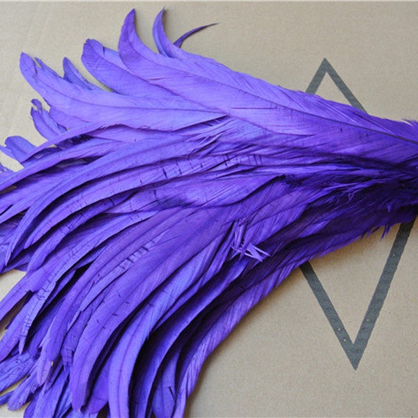 Purple Feathers - Etsy