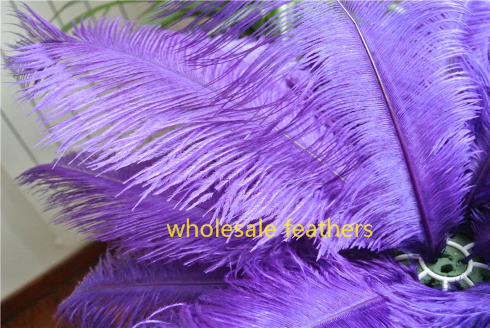 100 Pcs Purple Ostrich Feather Plumes for Wedding Centerpiece Wedding ...