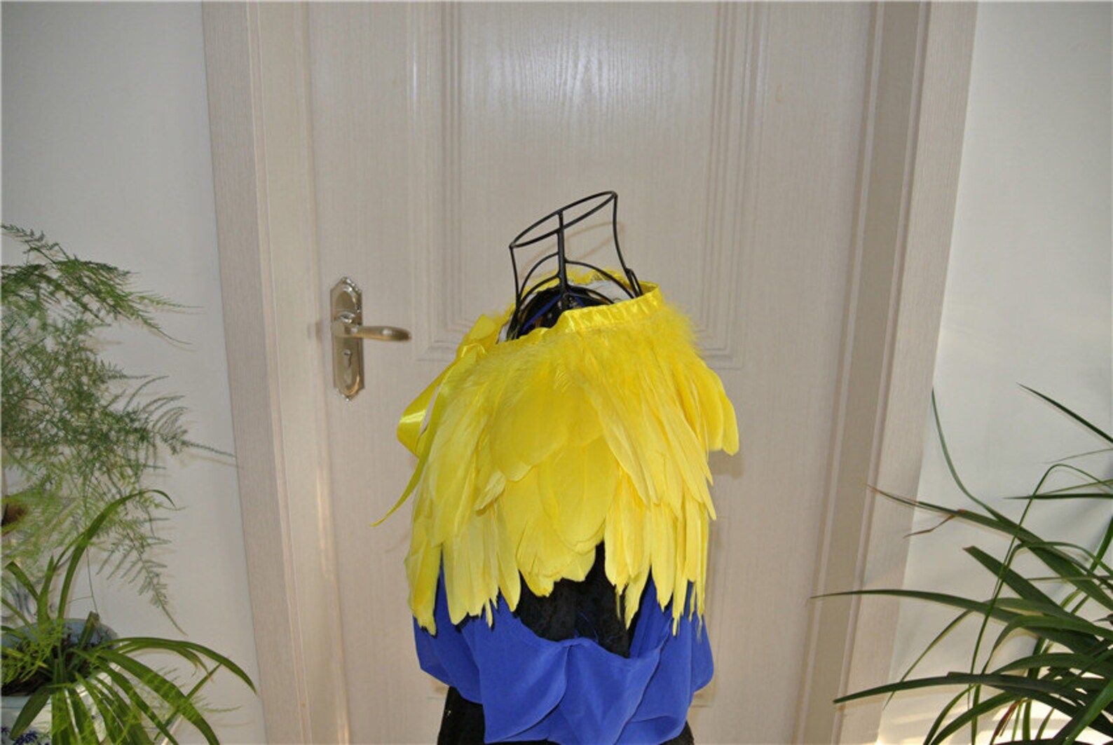 Yellow Feather Cape Feather Jacket Shawl Goose Feather Cape - Etsy