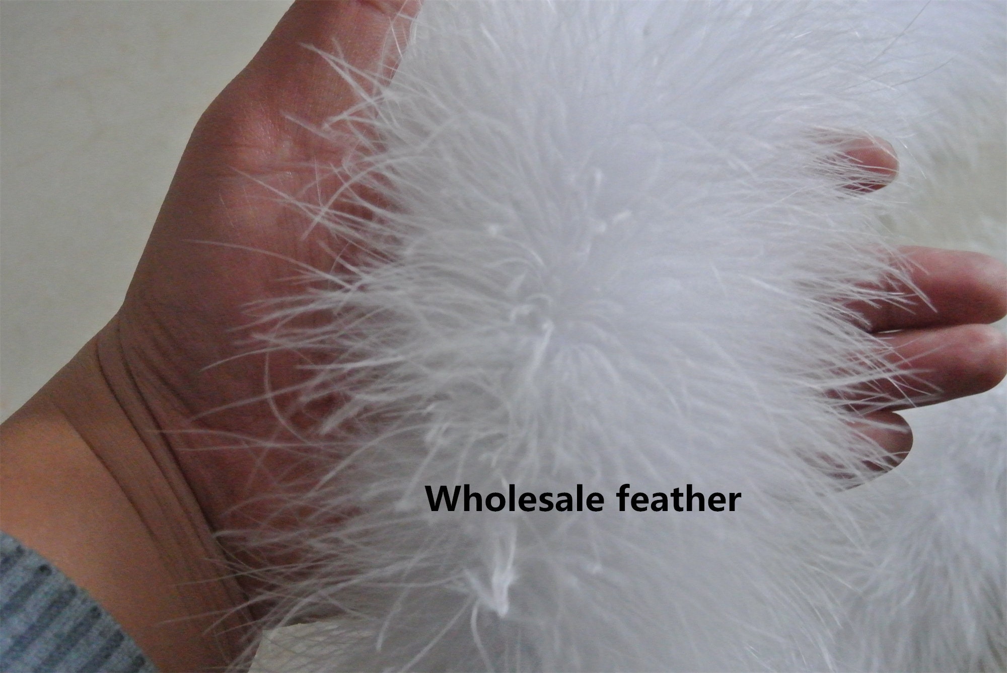 17 Colors 48g White Marabou Feather Boa Turkey Fluff Strip | Etsy