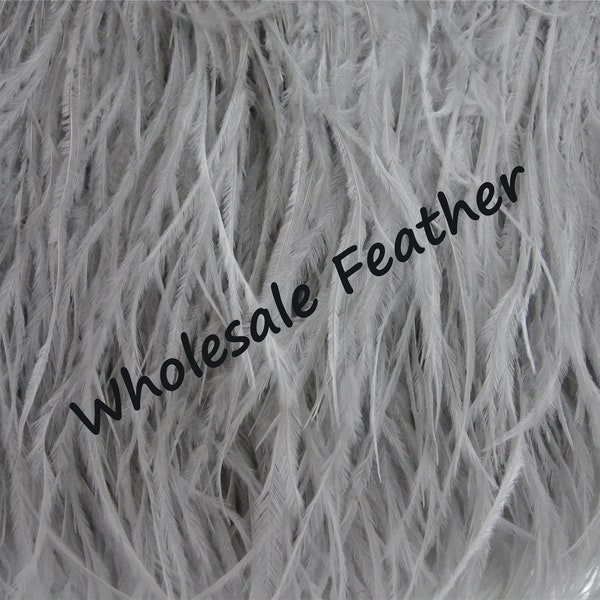 Grey Ostrich Feather - Etsy