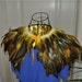 Yellow Feather Cape Feather Jacket Feather Shawl Rooster Feather Cape 3 ...