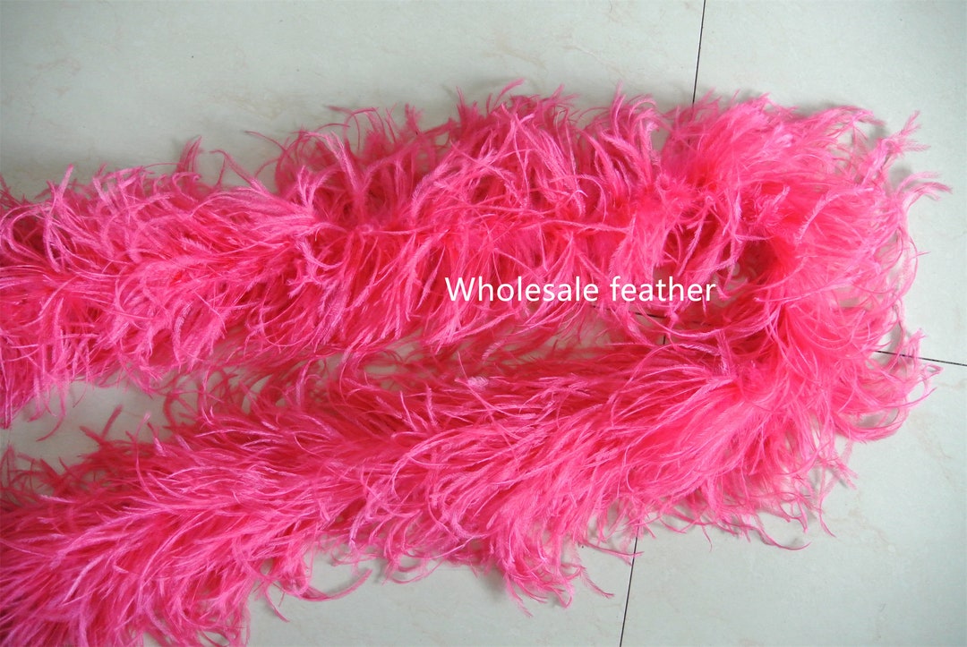 8 Ply Peach Red Ostrich Feather Boa 22 Colors for Costume Supply - Etsy