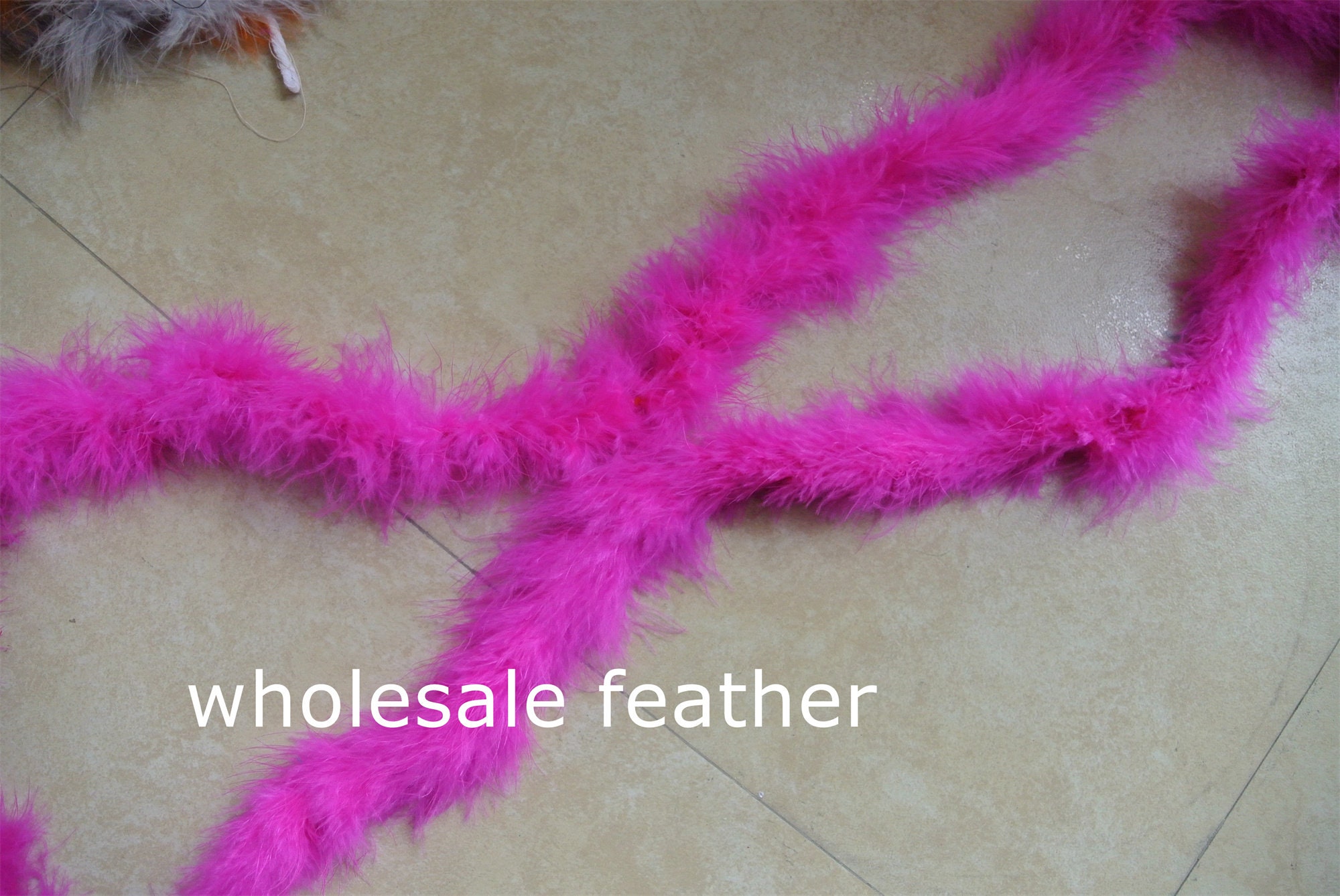 13g Hot Pink Marabou Feather Boa Turkey Fluff 25 Colors Strip - Etsy