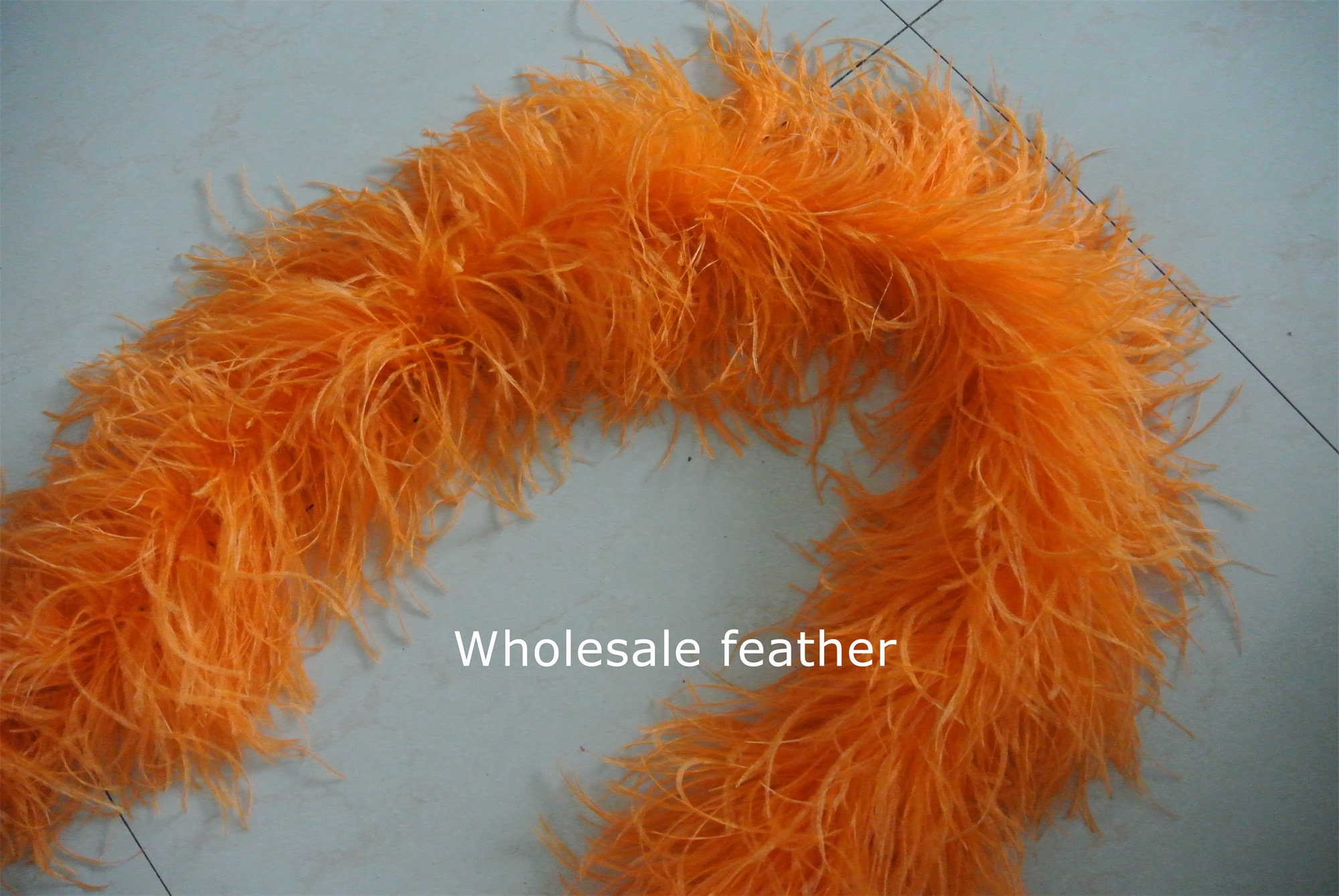 24 Colors 8 Ply Orange Ostrich Feather Boa for Costume Supply - Etsy
