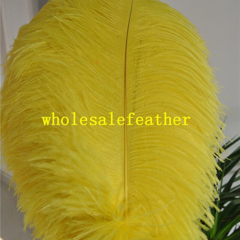 Yellow Feather - Etsy