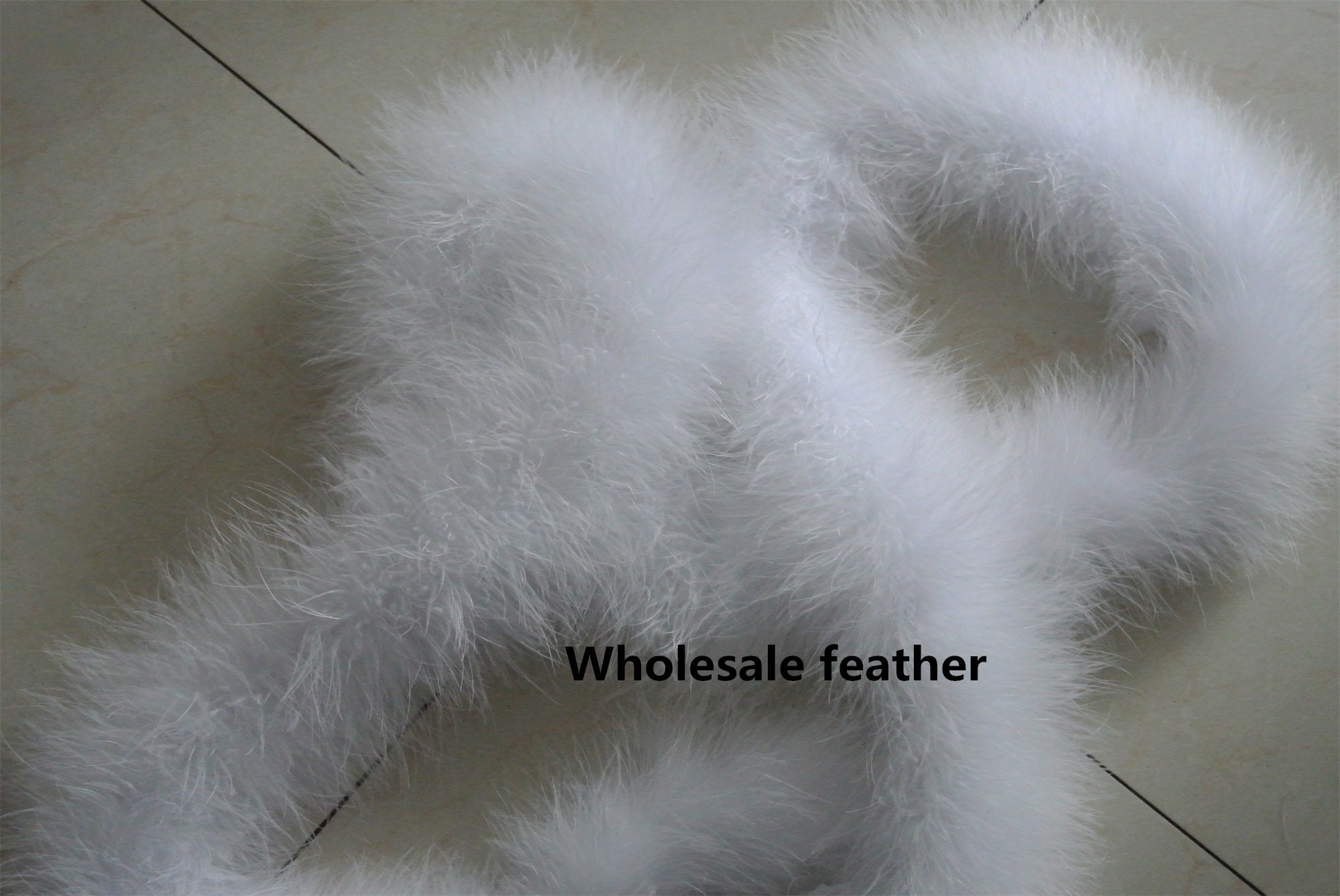 17 Colors 48g White Marabou Feather Boa Turkey Fluff Strip | Etsy