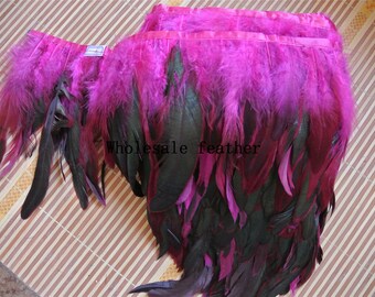 Cock Feather Pink Feather 12-15 Cm Real Feathers for - Etsy