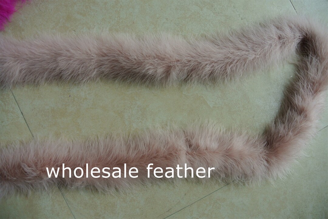 17 Colors 48g Blush Pink Dust Pink Marabou Feather Boa Turkey Fluff ...