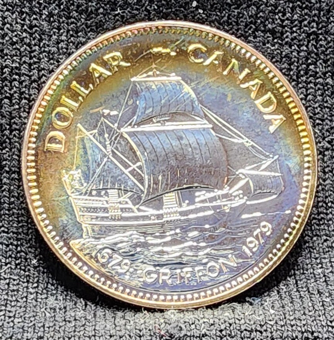 1979 Canada Griffon Anniversary Silver Dollar Coin Specimen Gorgeous ...