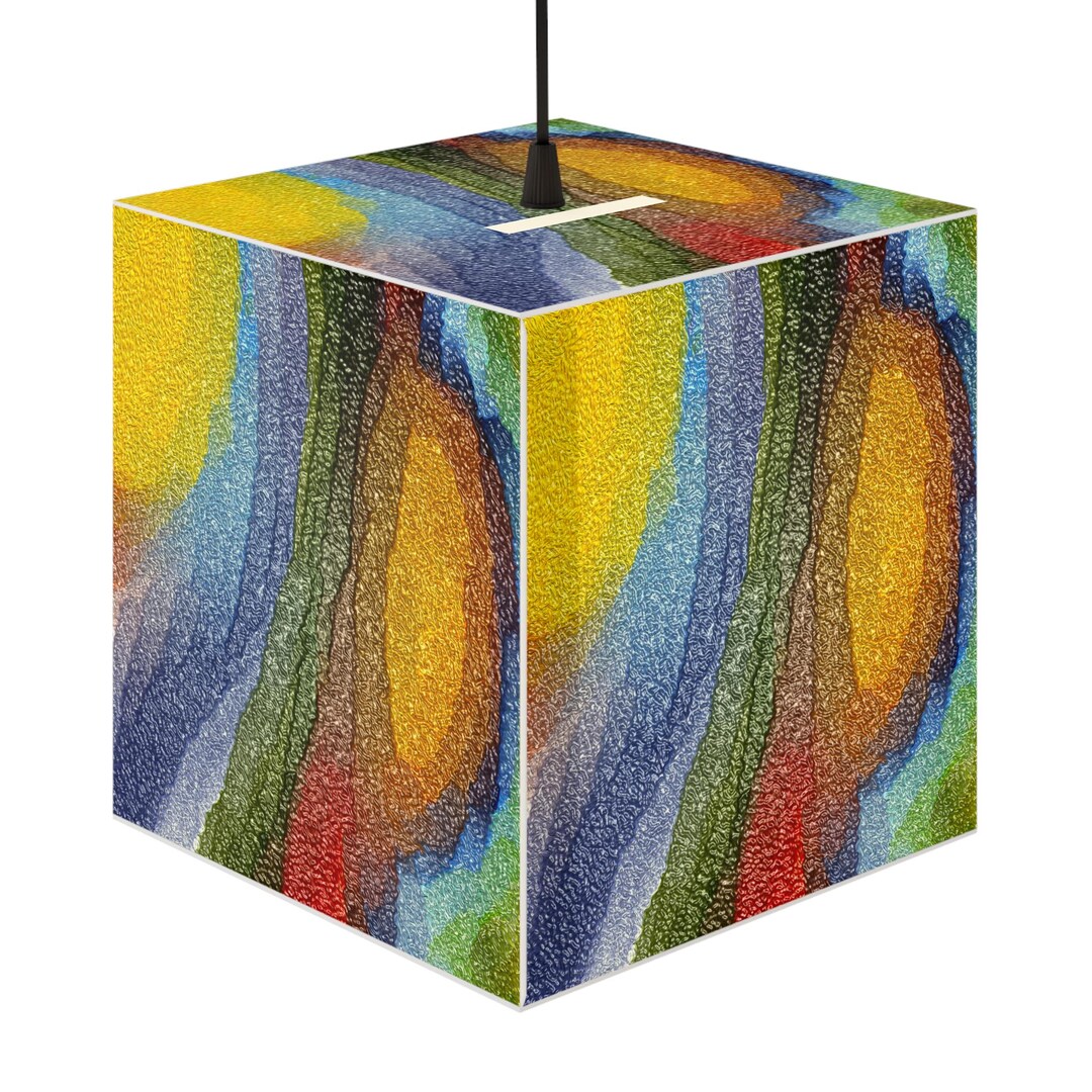 Colorful Abstract Light Cube Lamp, Modern Home Decor Colorful Night ...
