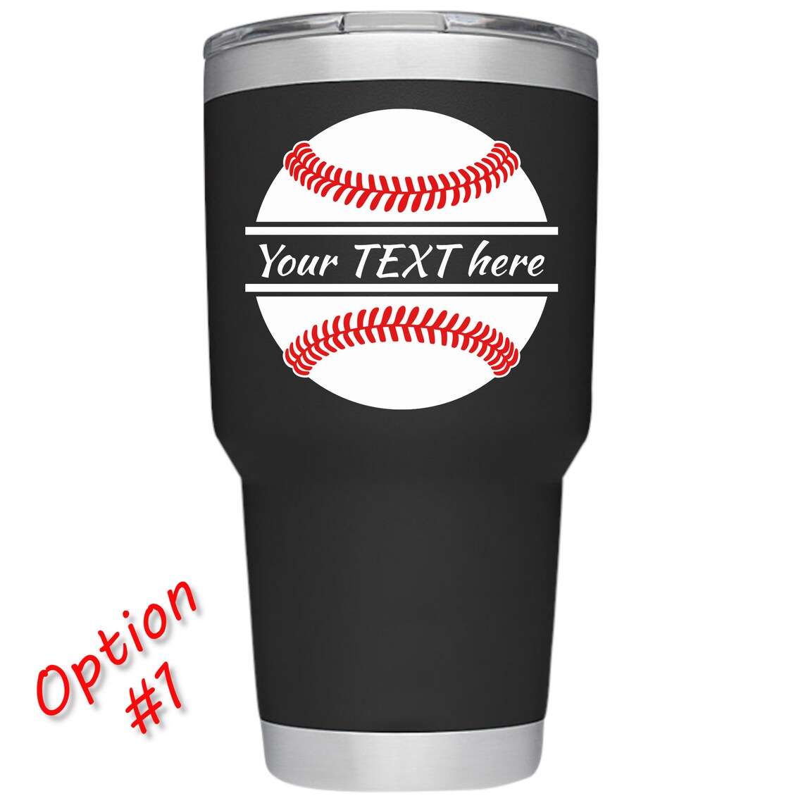 Baseball decal Baseball coach gift Baseball yeti tumbler | Etsy