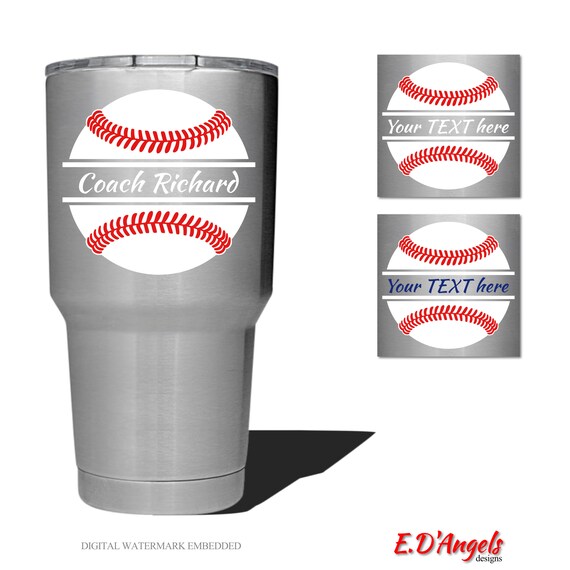 Baseball decal Baseball coach gift | Etsy