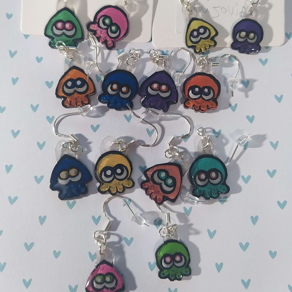 Splatoon Earrings - Etsy