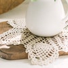 Custom Last Name Doily | Farmhouse Last Name Doily | Made to Order (6 ...