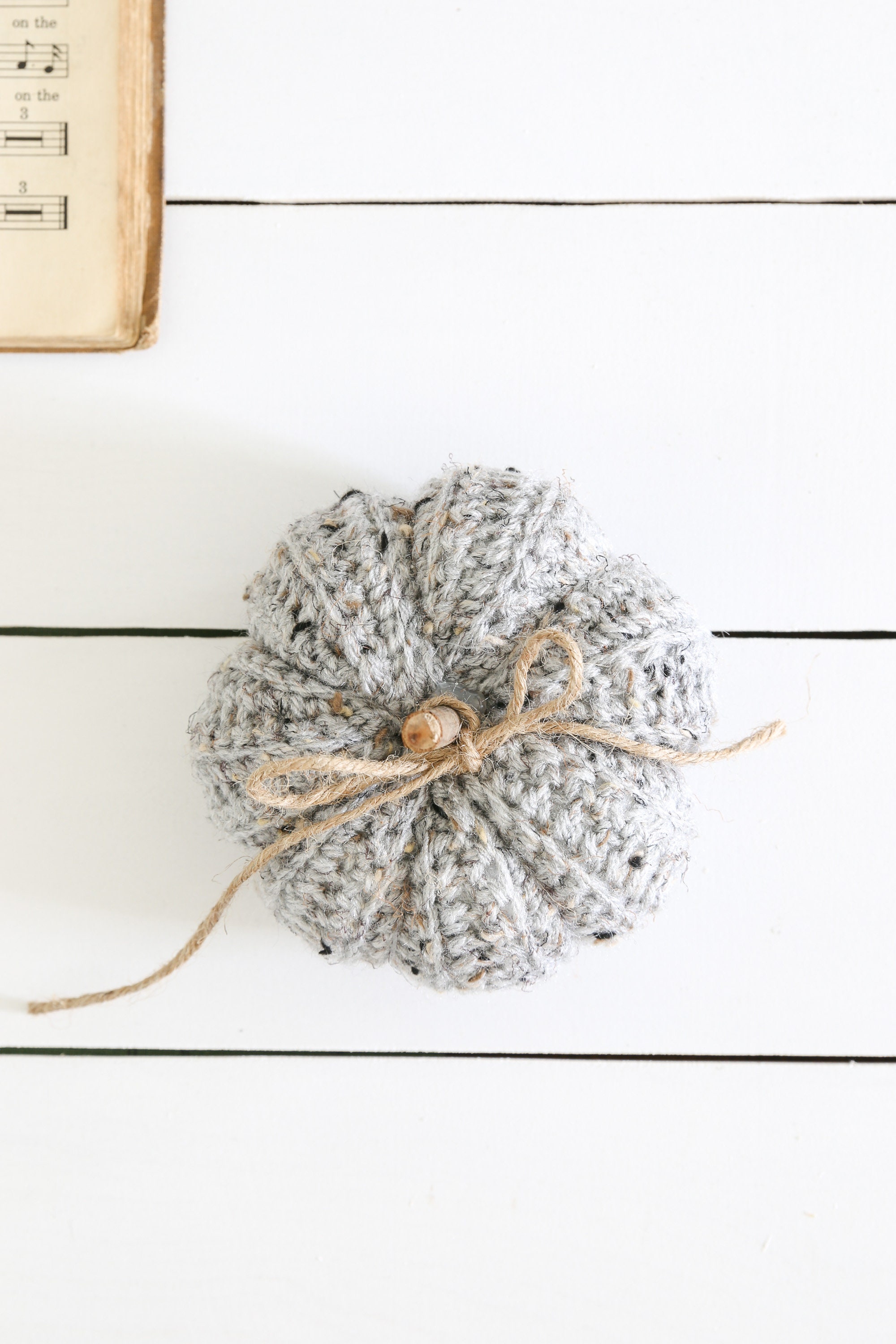 Crochet Farmhouse Pumpkin | Crochet Fall Decor | Fall Home Décor ...