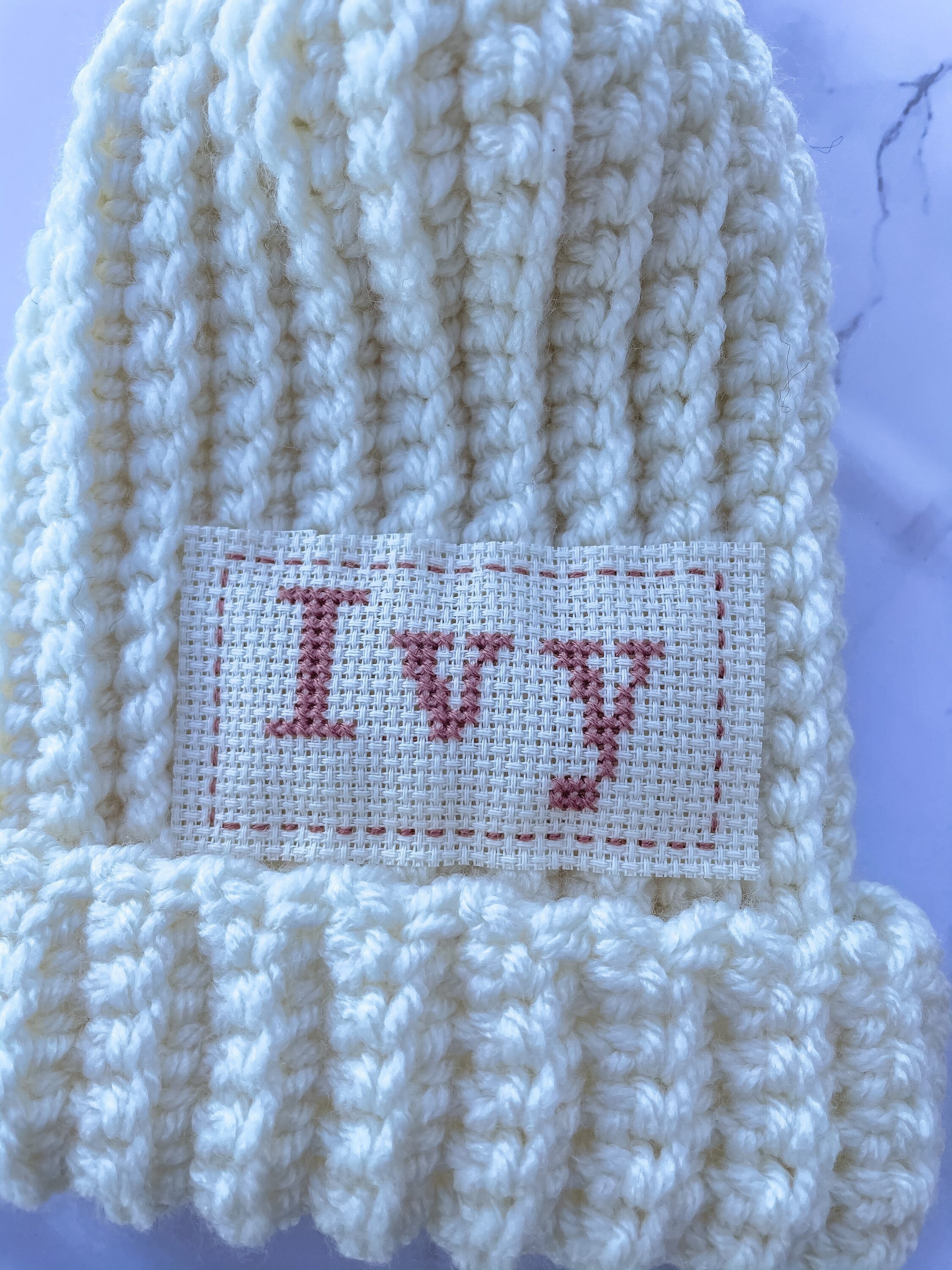 Monogrammed Baby Pom Beanie Custom Name Hat for Newborns - Etsy