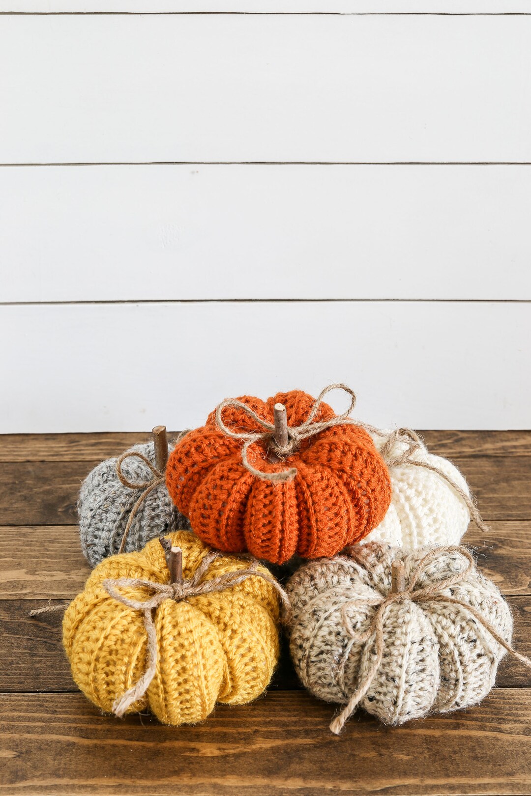 Crochet Farmhouse Pumpkin | Crochet Fall Decor | Fall Home Décor ...