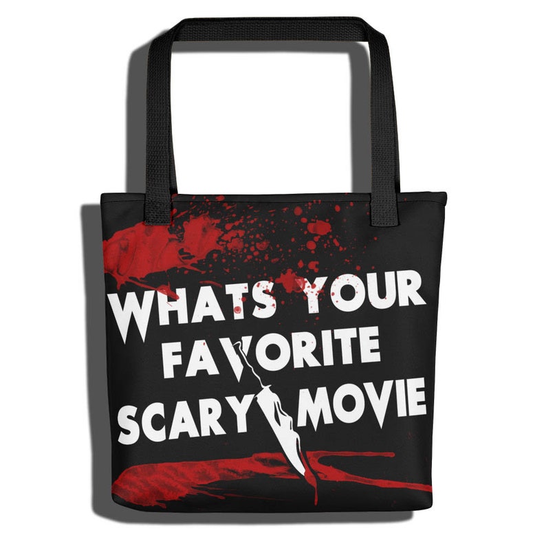 Scream Movie Tote Whats Your Favorite Scary Movie Tote Bag - Etsy