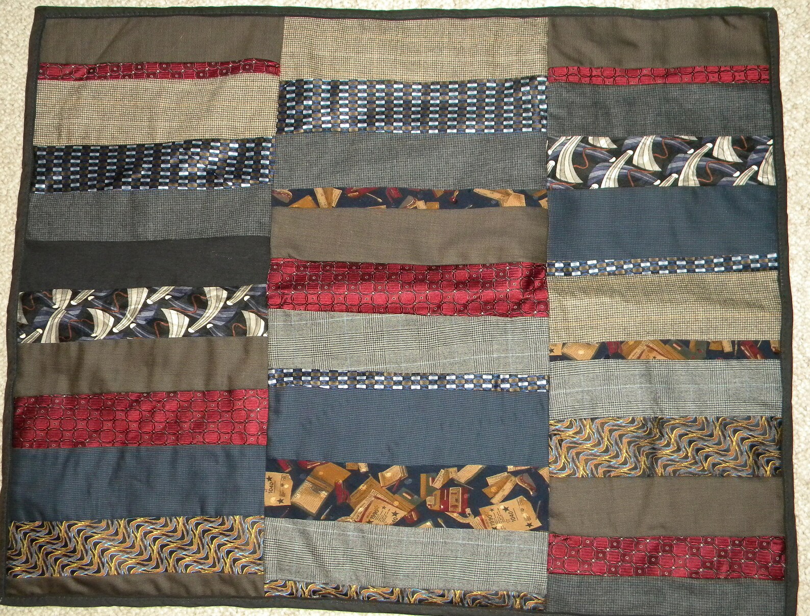 Handmade Neck Tie Quilt......retirement Quilt... Memory Quilt - Etsy
