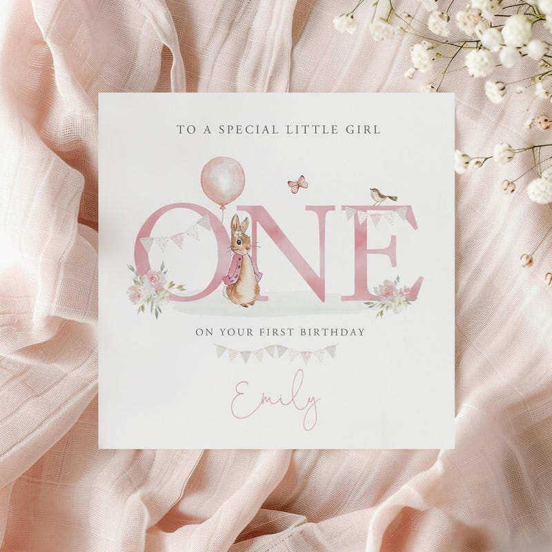 First Birthday Card - Etsy