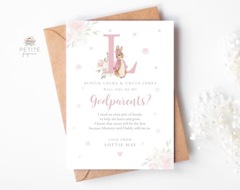 DIGITAL Will You Be My Godparents Proposal Poem Card, Godmother ...