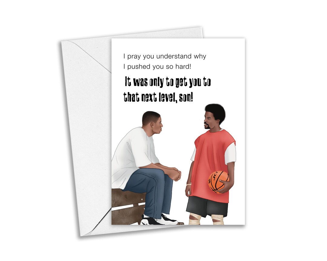 He Got Game Greeting Card, Denzel Washington Greeting Card, Father's ...