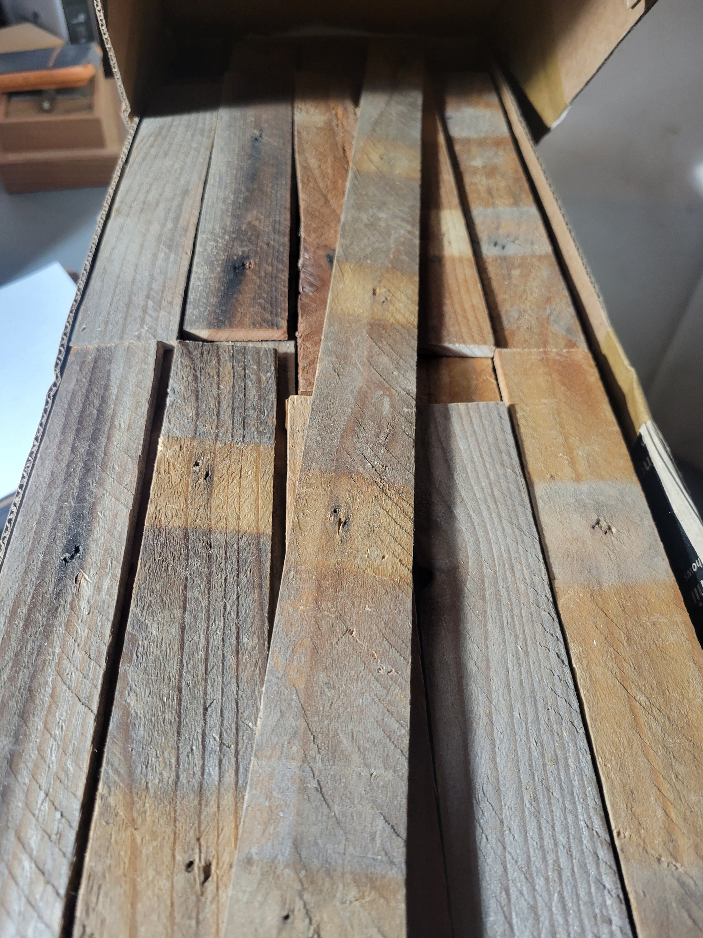 Lath Wood Strips Quilting Mosaic Barn Wall Art Supplies 122 Feet - Etsy