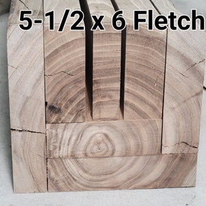 Elm Wood Flitch Sawn Log 6 X 6 Inches 26 Inches Long Air Dry - Etsy