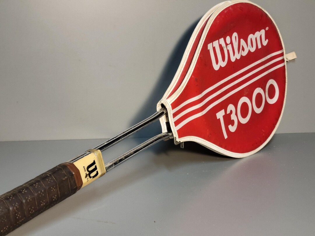 Vintage Tennis Racket T3000 Made by Wilson USA - Etsy