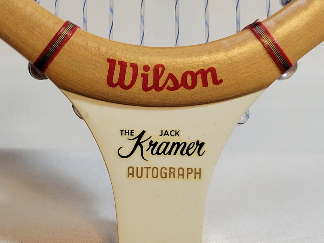 70's Vintage Jack Kramer Autograph Tennis Racket Made by Wilson USA - Etsy