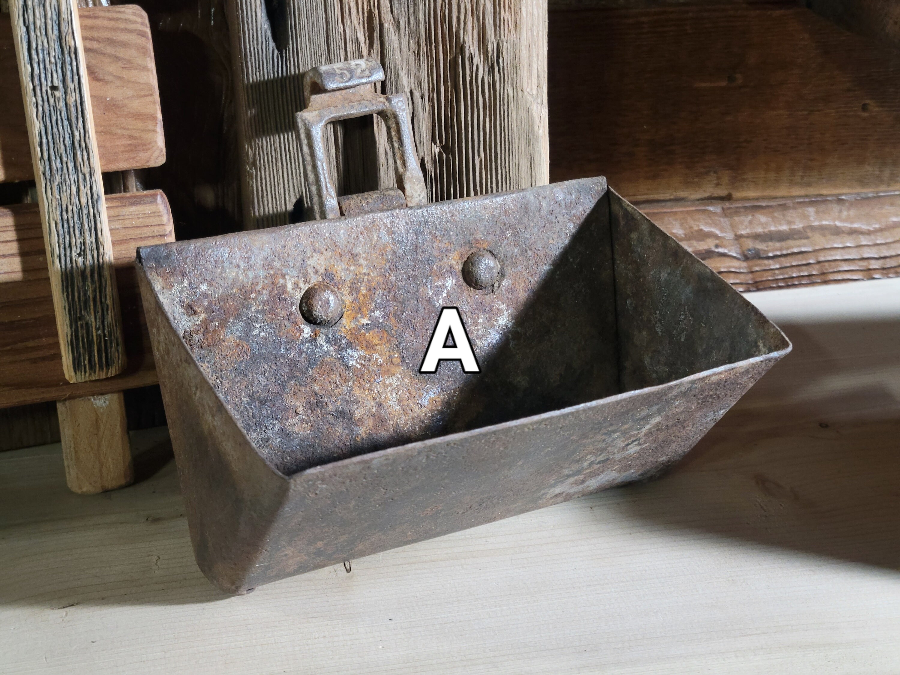 Vertical Wall Planter Square Chain Link Antique Conveyor Cups - Etsy