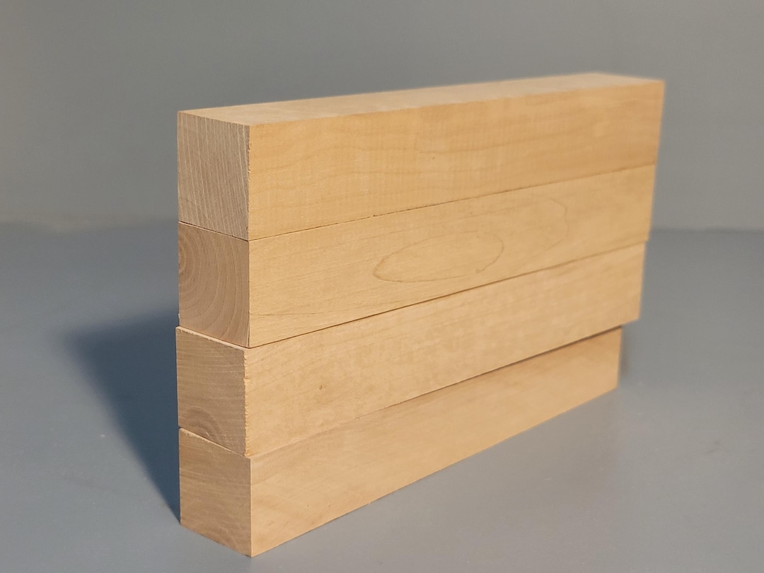 Bradford Pear Pen Blanks: Woodturning Bundle of 4 (7/8 Square, 6" Long ...