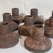 8 Sculpture Bases Industrial Salvage Artist Supply 4 Inch Round Heavy ...