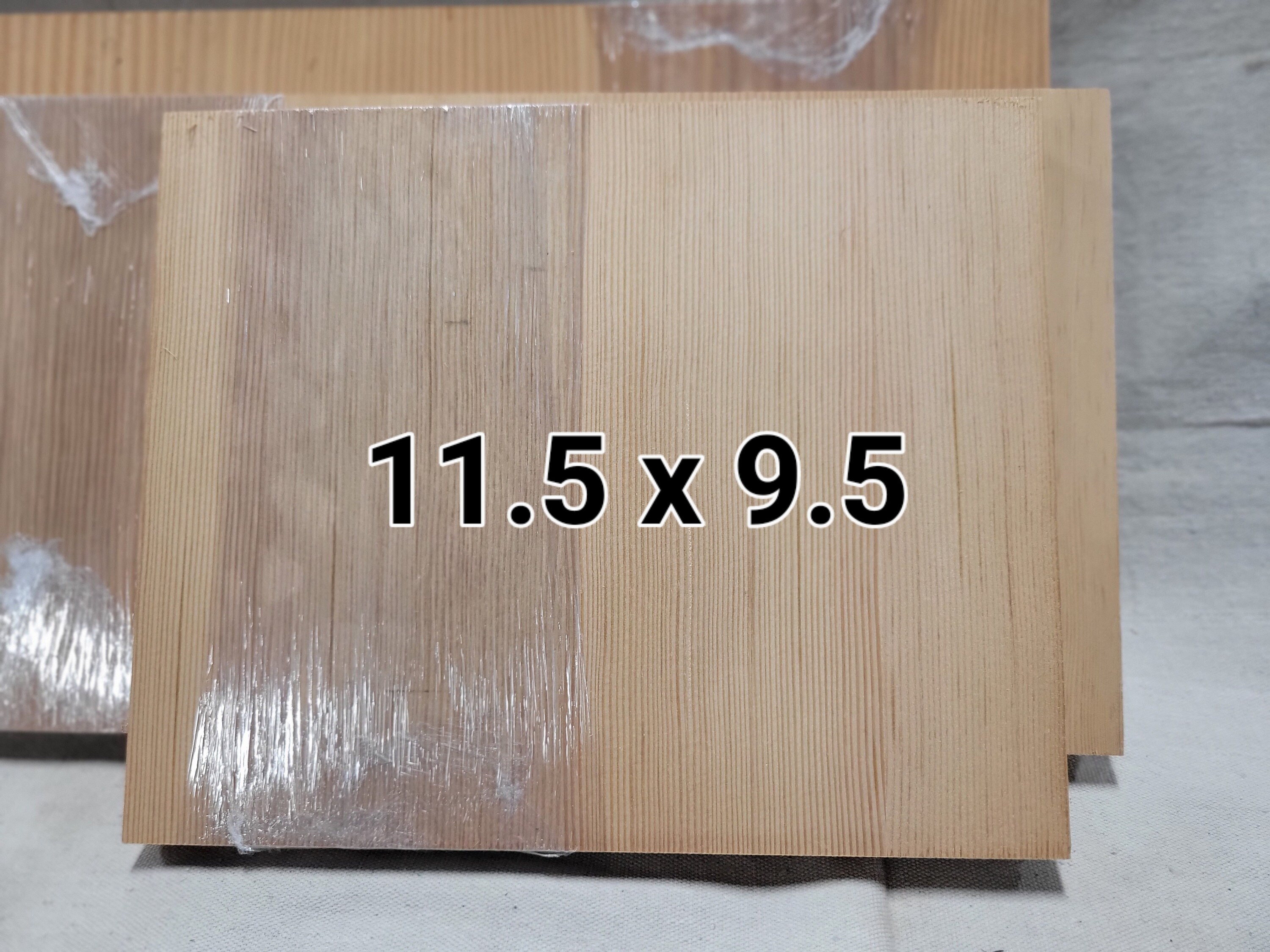 Vertical Grain Fir 5 Sheets 3/16 Double Sided MDF Core Plywood 11.5 X 9 ...