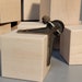 Wood Cubes, Set of 3 Hard Maple Blocks 2.5 Inch Square Block Craft ...