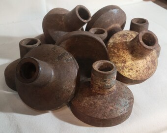 Sculpture Base Artist Supply Set of 6 Industrial Salvage Found Object 4 ...