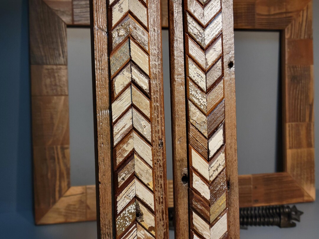 Rustic Wood Molding Strips. Picture Mirror Frame Sculpted, Materials ...