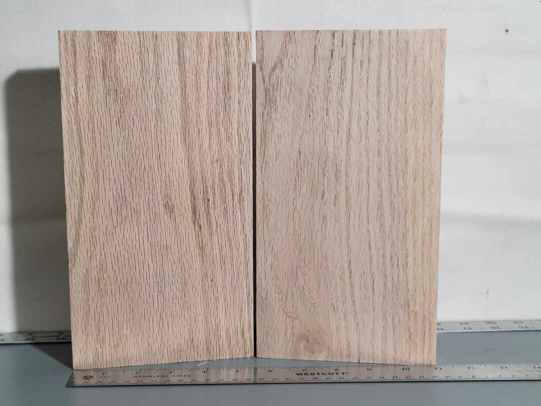 White Oak Plain Sawn Wood Project Boards. Two 13/16 X 5-1/2 X 10-1/8 - Etsy