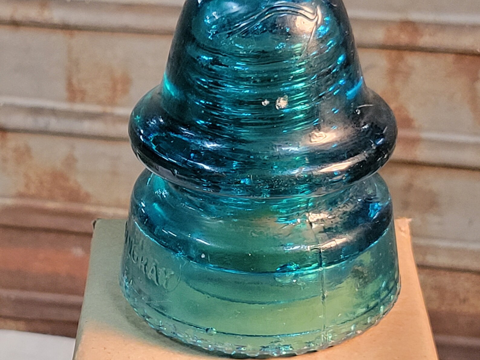 001 HEMINGRAY No. 19 Aqua Blue Glass Insulator 1880's - Etsy