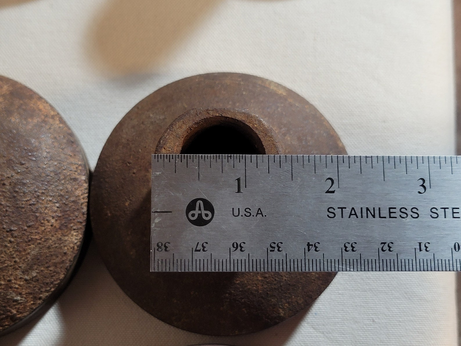 8 Sculpture Bases Industrial Salvage Artist Supply 4 Inch Round Heavy ...