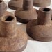 8 Sculpture Bases Industrial Salvage Artist Supply 4 Inch Round Heavy ...