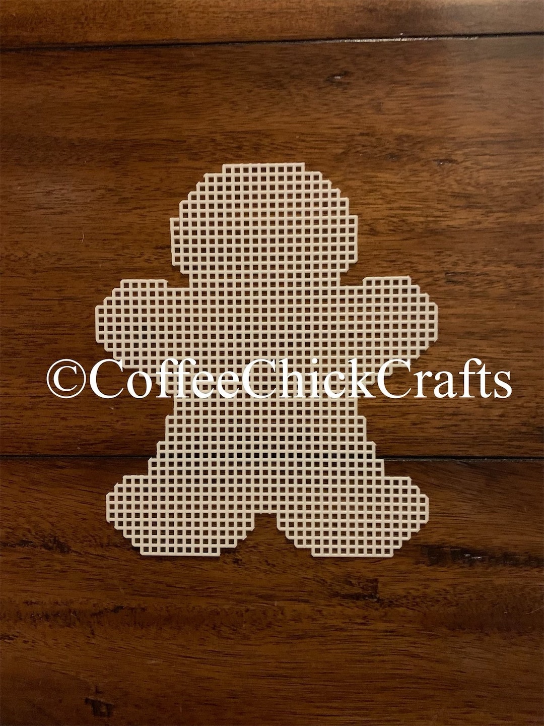 Large Plastic Canvas Gingerbread Man Cut Outs Plastic Canvas Person for ...