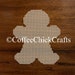 Large Plastic Canvas Gingerbread Man Cut Outs Plastic Canvas Person for ...