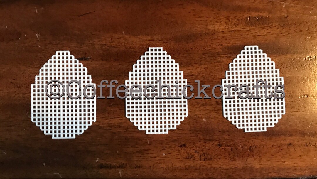 Easter Eggs Plastic Canvas Cut Outs Plastic Canvas Easter Eggs ...
