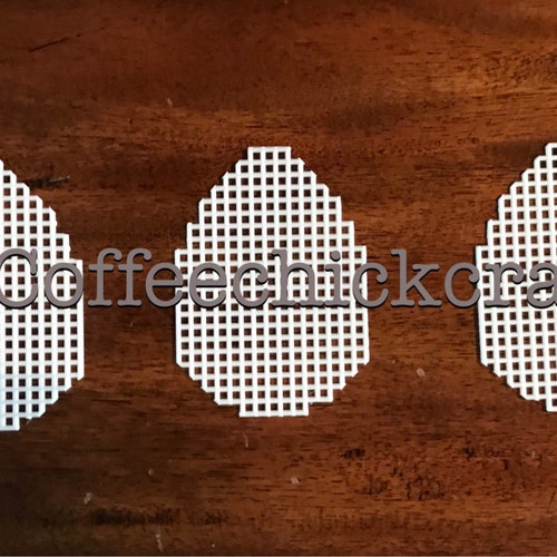 Easter Eggs Plastic Canvas Cut Outs Plastic Canvas Easter Eggs - Etsy