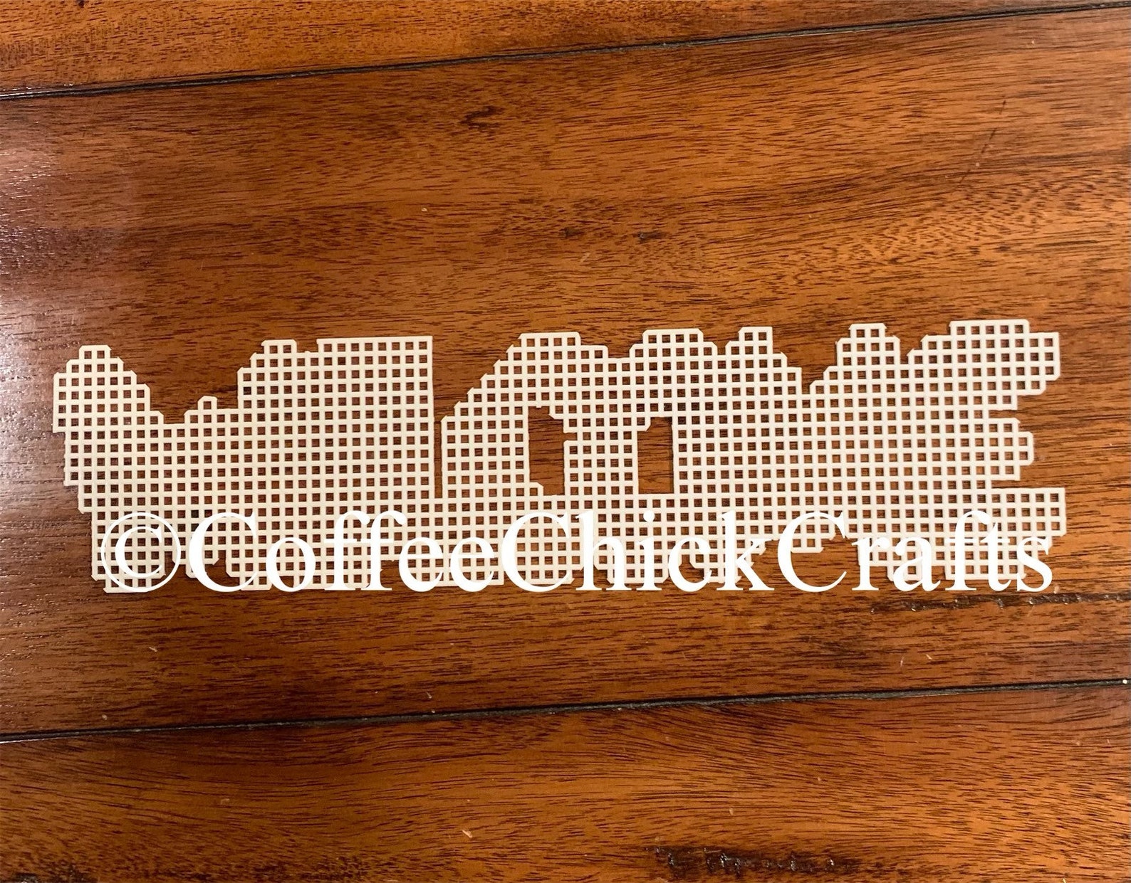 WELCOME Plastic Canvas Plastic Canvas Welcome Cut Out Word - Etsy