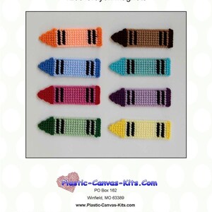 School Plastic Canvas Cut Out School Bus Pencil Crayons Books Glue ...