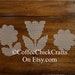 Spring Flowers Plastic Canvas Tulip Flower Daisy Cut Outs Plastic ...