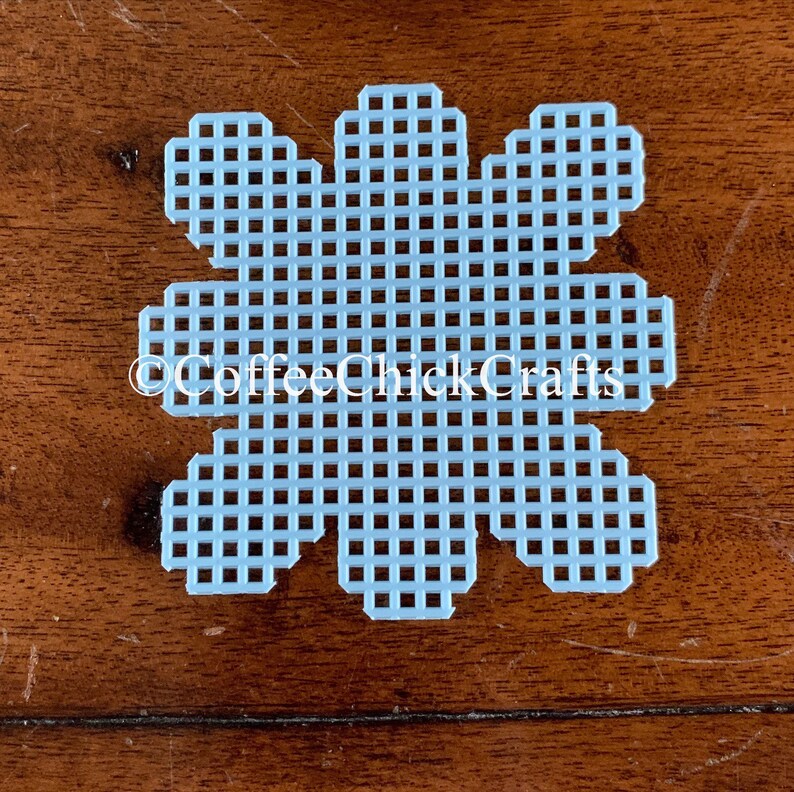 Individual Daisy Flower Plastic Canvas Cut Out Plastic Canvas Daisy ...